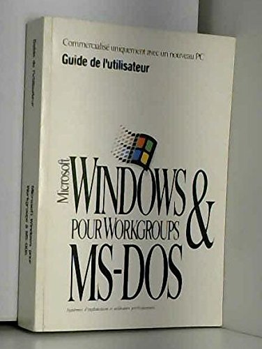 Amazon.com: Microsoft Windows pour Workgroups & MS-DOS 6.2 [éd. 1993 ...