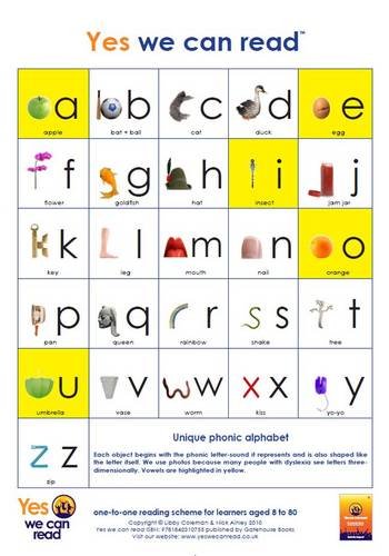 Yes We Can Read: Alphabet Poster: Amazon.co.uk: Coleman, Libby, Ainley ...