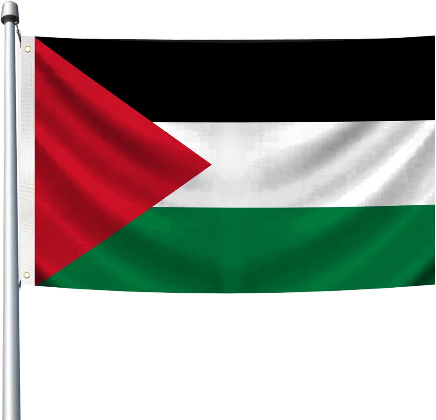 Amazon.com : Palestine Flag 3 X 5 Feet Polyester Vivid Color and Fade ...