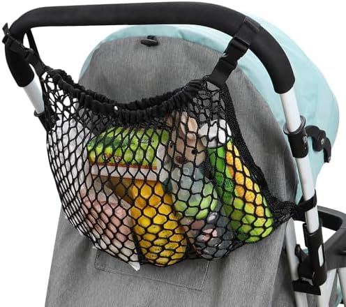 Amazon.com : Accmor Universal Stroller Organizer, Polyester Net Mesh ...