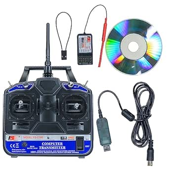 Electronic Spices CT6B 6 Channel RC Remote Control Transmitter 2.4GHZ ...