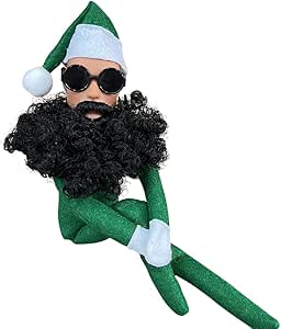 Amazon.com: Christmas Elf Doll Plush Toy, Funny Christmas Doll with ...