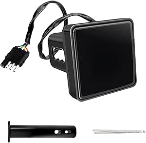 Amazon.com: NYTKL 15 LED Brake Light Trailer Hitch Cover, Super Bright ...