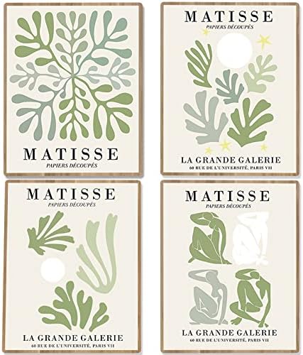 MOROBOR Matisse Wall Art Exhibition Poster, 6pcs Henri Matisse Posters ...