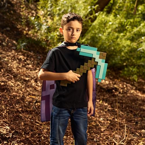 Snapklik.com : Disguise Minecraft Pickaxe And Cape Costume Set
