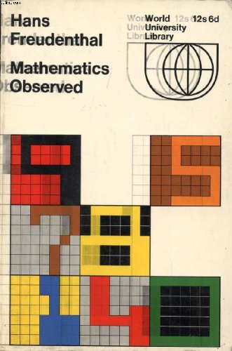 Mathematics Observed: freudenthal, hans: Amazon.com: Books