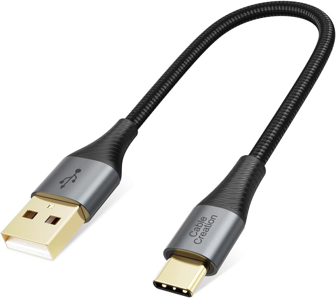 USB C to USB C Short Cable 3.1 Gen 2 Cable with Power Delivery, 60W 3A ...