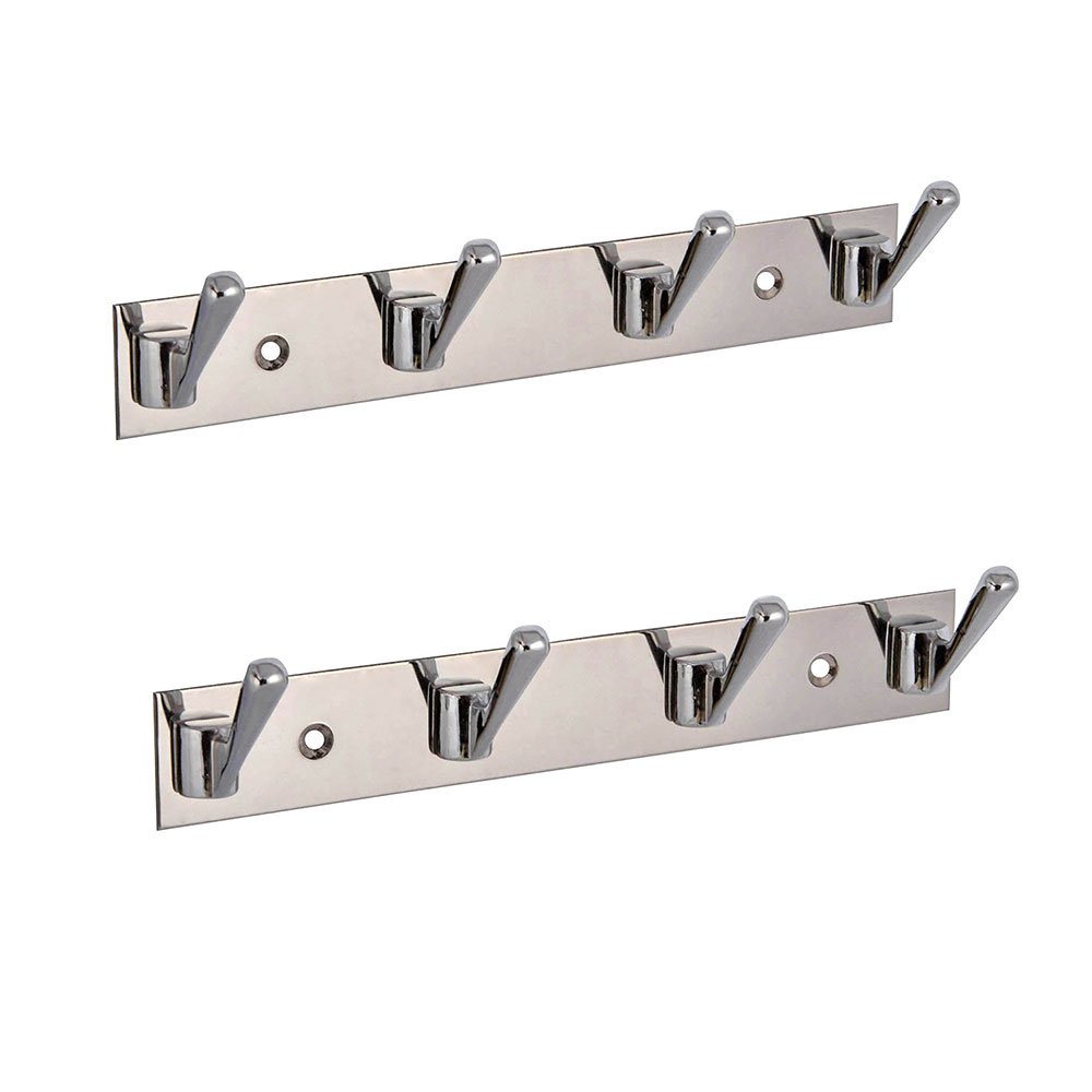 Green Interio Stainless Steel Towel Hook Rail Robe Hook (Set of 2 pcs ...