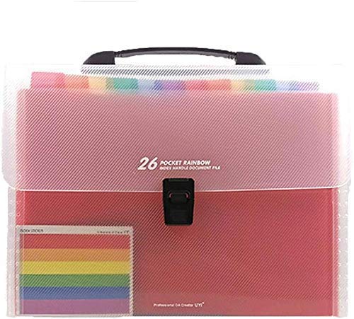 ZARPA (LABEL) Plastic Office Expanding File,Paper Storage Folder ...