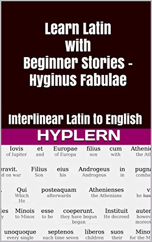 Amazon | Learn Latin with Beginner Stories - Hyginus Fabulae ...