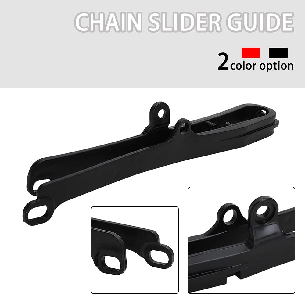 Snapklik.com : Motorcycle Black Plastic Chain Slider Guide Protector ...