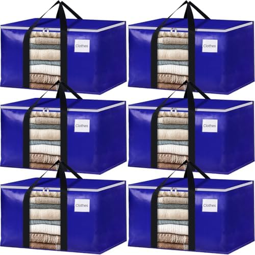Amazon.com: Heran 8 Pack Extra Large Moving Bags with Backpack Straps ...