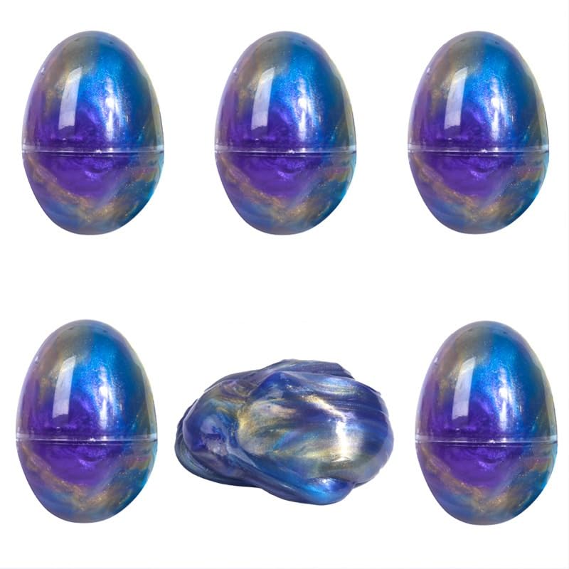 Amazon.com: JDSTY 6 Pack Slime Eggs Stress Relief Toys Easter Eggs for ...