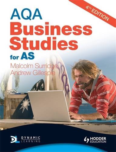 Aqa Business Studies for As. Malcolm Surridge and Andrew Gillespie ...