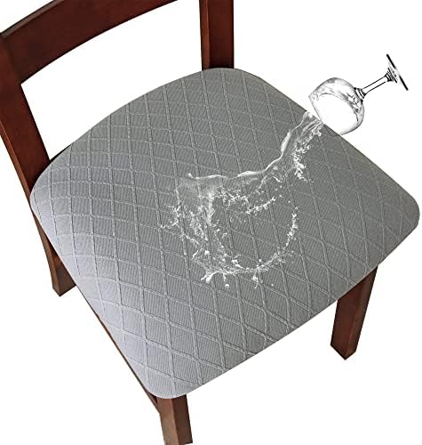 InciFuerza 6 Pack Waterproof Seat Covers for Dining Room Chairs Covers ...