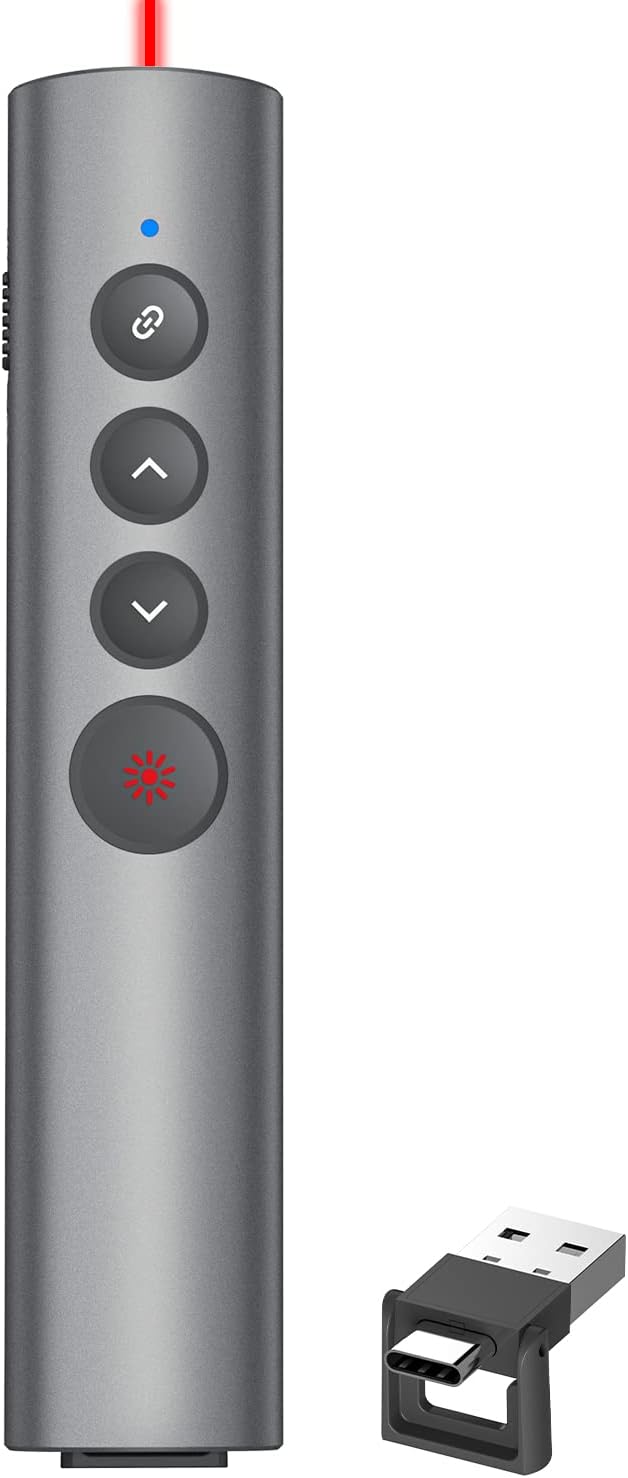 Amazon.com: Presentation Clicker Wireless Presenter Remote Clicker ...