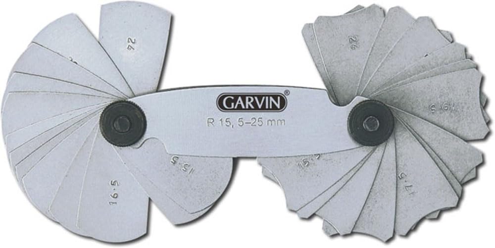 GARVIN Tools Radius Gauge for measuring the Radius of Carved Part used ...