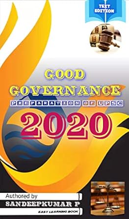 Good governance book for preparation of UPSC eBook : Kumar, Sandeep ...