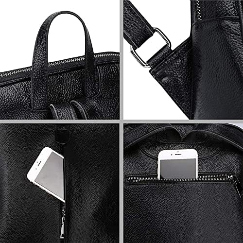 Amazon.com: S-ZONE Women Genuine Leather Backpack Purse Travel Handbag ...