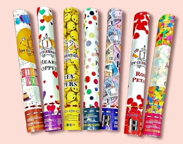 Pack of 6 (any) Big Size 40cm Party Poppers Confetti for Anniversary ...