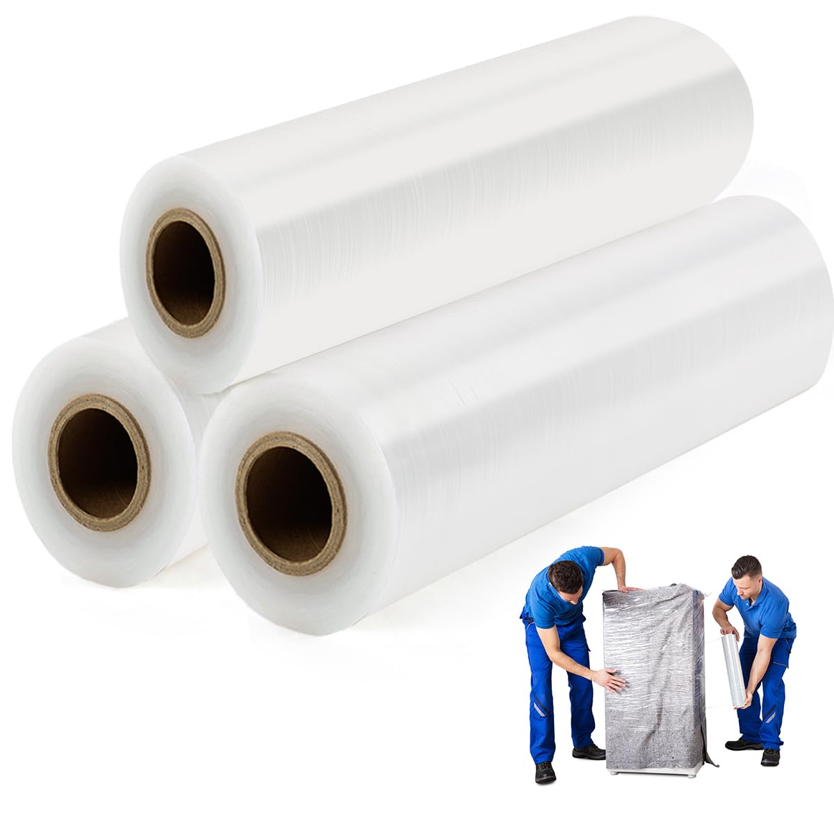 Snapklik.com : Shink Wrap Roll 15in X 1000Ft Heavy Duty Plastic Wrap ...