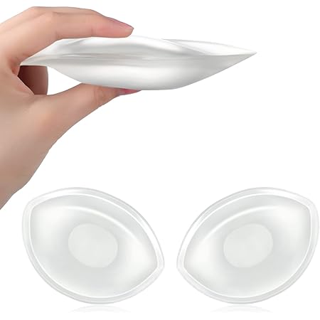 Beikalone Silicone Gel Bra Inserts Pad, 1 Pair Breast Enhancer, Soft ...