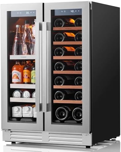 Amazon.com: BODEGA JC-115DR Wine and Beverage Refrigerator, Multicolour ...