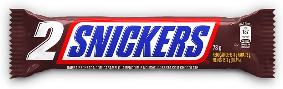 Chocolate Snickers Original Duo 78g : Amazon.com.br: Alimentos e Bebidas