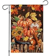 Amazon.com : Hello Fall House Flags for Outdoor Decoration, Maple ...