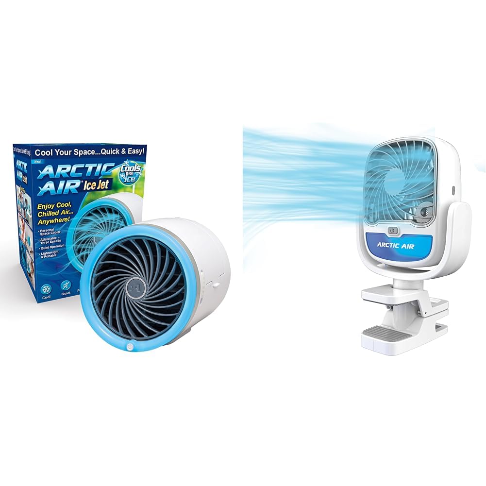 Amazon.com: Arctic Air Ice Jet Personal Air Cooler & Portable Fan with ...