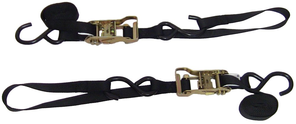 Snapklik.com : Ancra 49498-11 Black 1" X 69" Long Ratcheting Buckle Tie ...