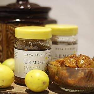 Deva Food & Spices Products - DFSP - Lemon Pickle - 200gm : Amazon.in ...