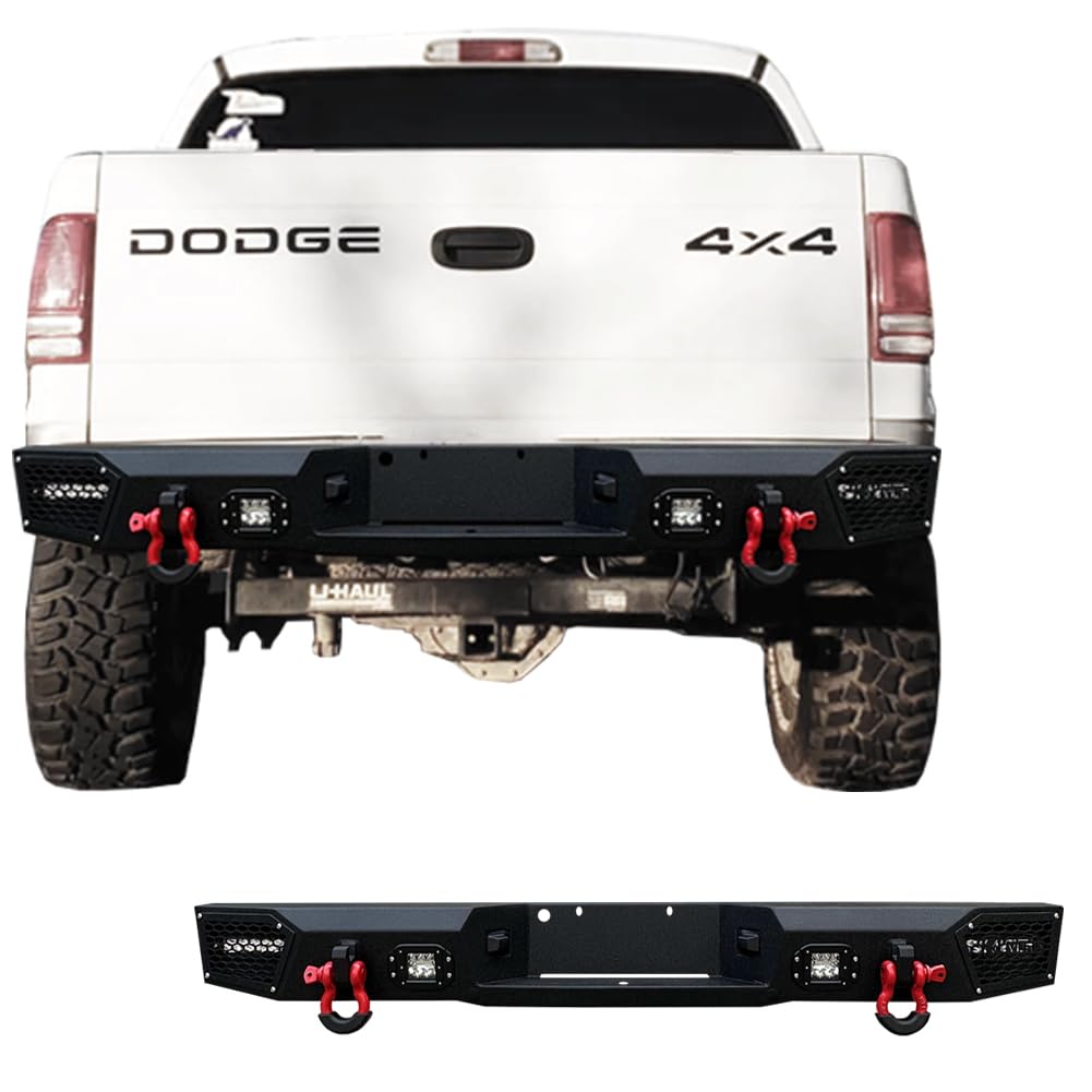 Amazon.com: Vijay Rear Bumper Compatible with 1997-2004 Dodge Dakota ...