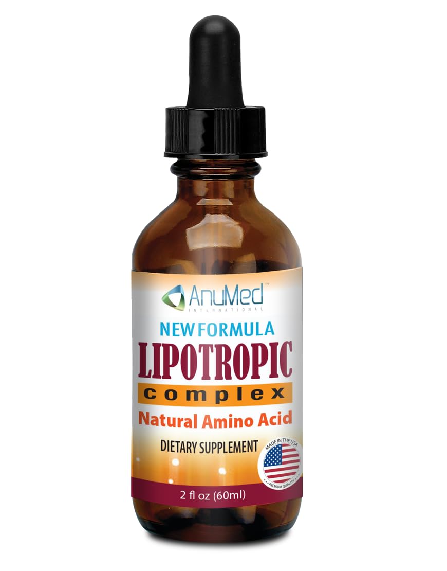 ANUMED - Lipotropic Complex Liquid Drops with Vitamin B12 B6 Folic Acid ...