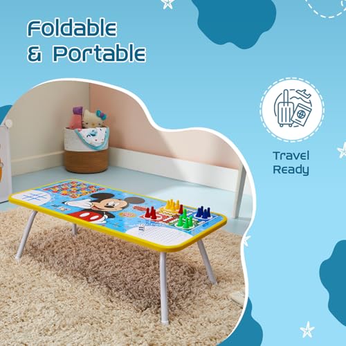 Amazon Brand - Jam & Honey Mickey Mouse Foldable Ludo Table for Kids 4 ...