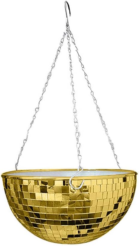 ZhuiKun Disco Ball Planter Mirror Ball Hanging Planters with ...
