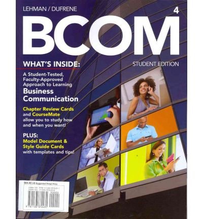 Bcom- Student Edition (4th, 13) by Lehman, Carol M - DuFrene, Debbie D ...