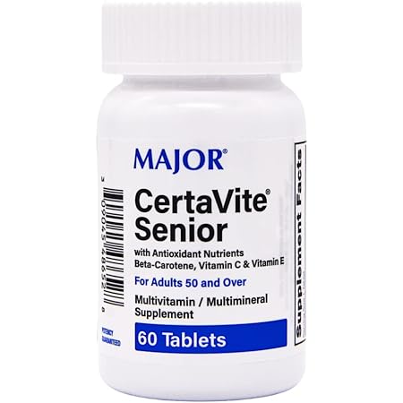 Amazon.com: Rugby CertaVite Senior Multivitamin/Multimineral Supplement ...