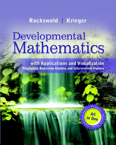 Amazon | Developmental Mathematics with Applications and Visualization ...