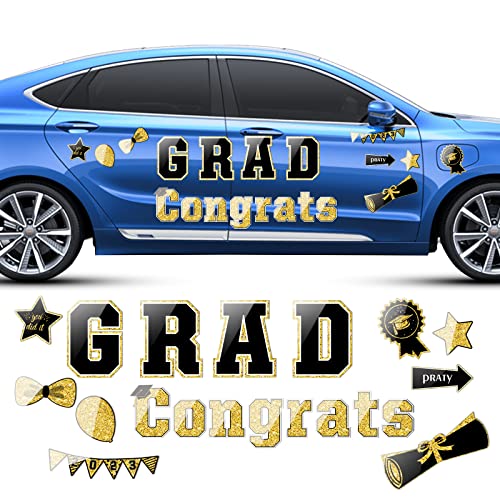 20pcs Graduation Car Stickers, Graduation Car Magnets Set Graduation ...