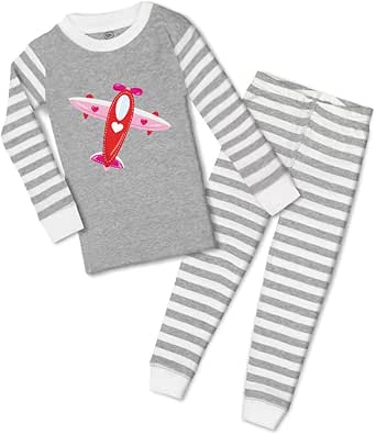 Amazon.com: Custom Boy & Girl Cotton Toddler Pajamas Valentine ...
