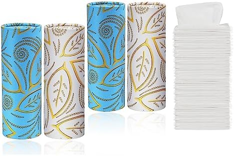 Amazon.com: 4 Packs Car Tissues Cylinder and 36 Packs Tissue Refills ...