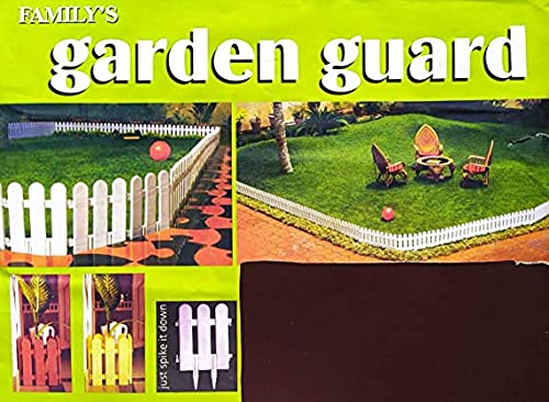 Family's Garden Guard - Garden Partition Boundary Fence White (41 inch ...