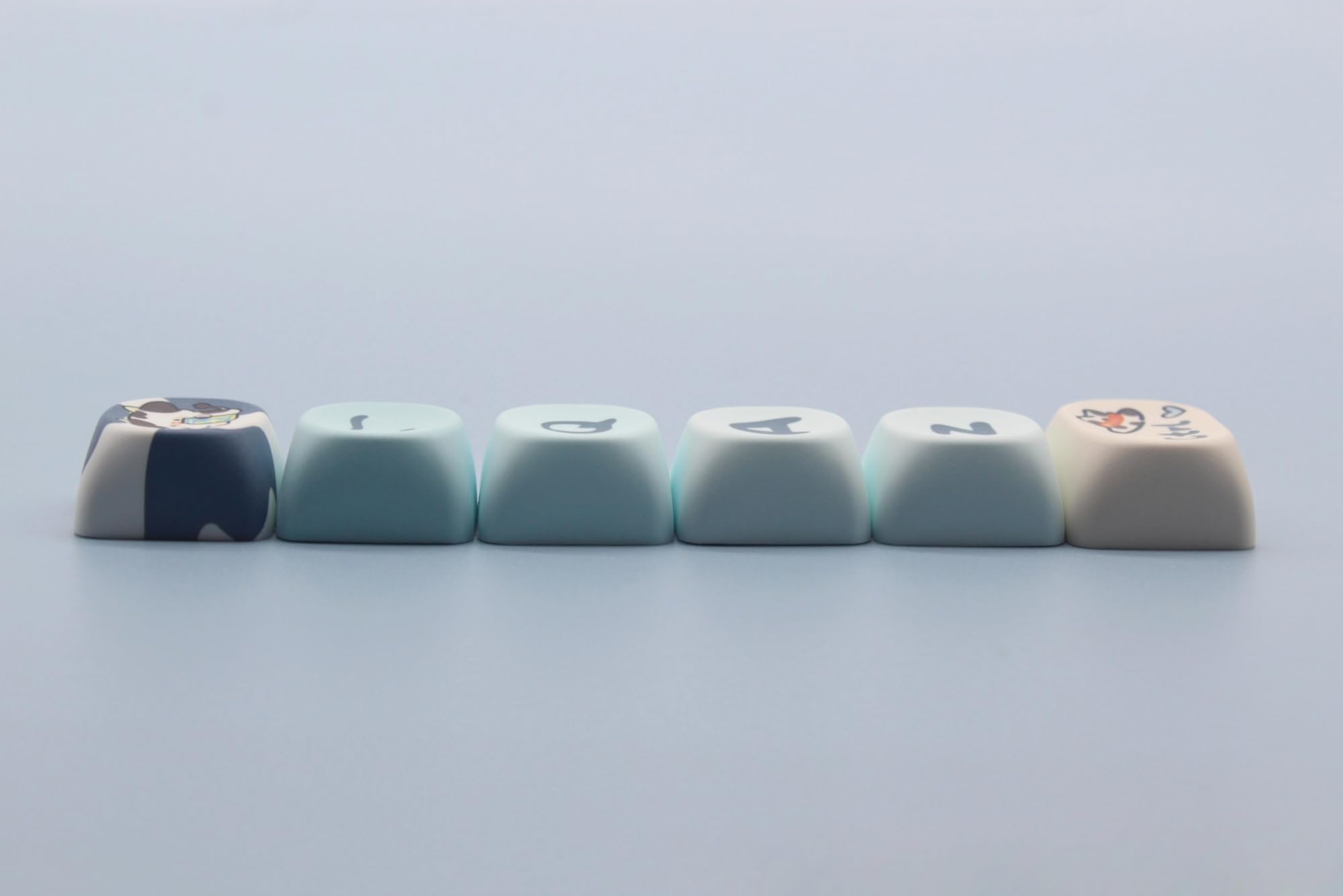 Snapklik.com : Cmokifuly MOA Profile Keycaps,Cute Keycaps Cow Custom ...
