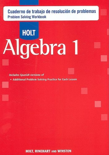 Amazon.com: Algebra 1, Grade 9 Cuaderno De Trabajo De Resolucion De ...