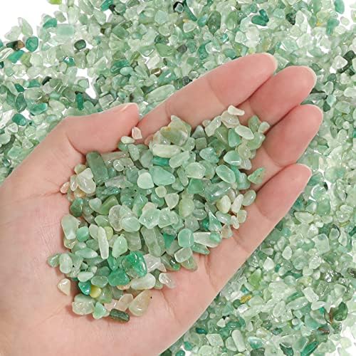 T4U Crystal Chips Stone Crushed Quartz Jade Pebbles 1LB - Fluorite ...