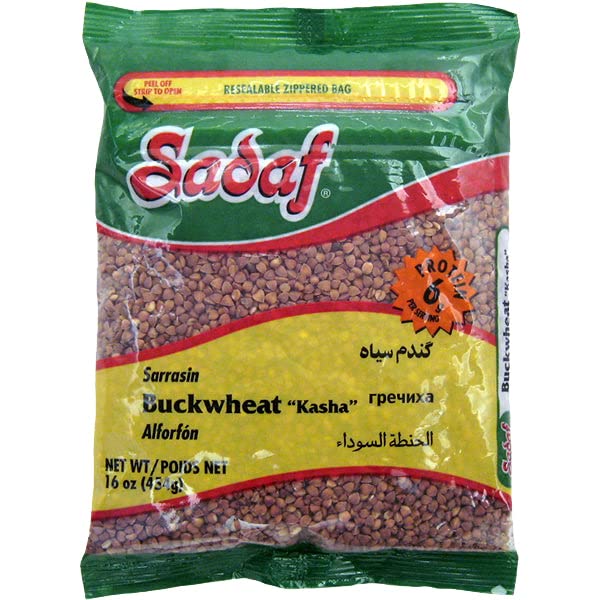 Amazon.com : Sadaf Toasted Buckwheat Kasha, Whole - 16oz : Everything Else
