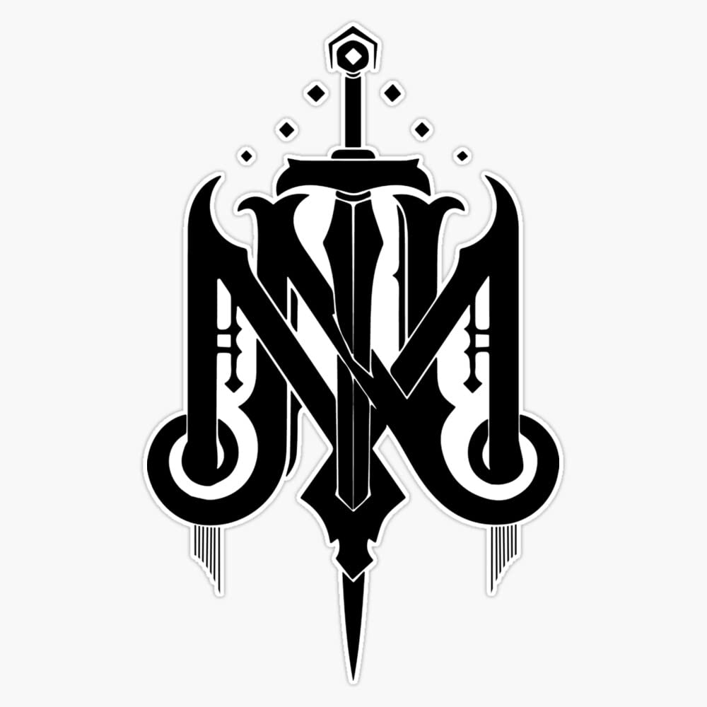 Amazon.com - Mighty Nein Logo Bumper Sticker Vinyl Decal 5 inches