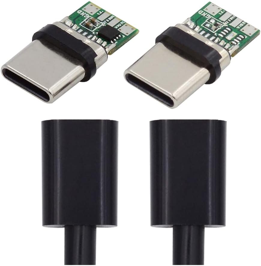 Cablecc 5pcs/lot DIY 24pin USB Type C USB-C Male OTG Host Type 5.1k ...