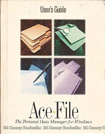 Amazon.co.jp: Ace File The Personal Data Manager for Windows User's ...
